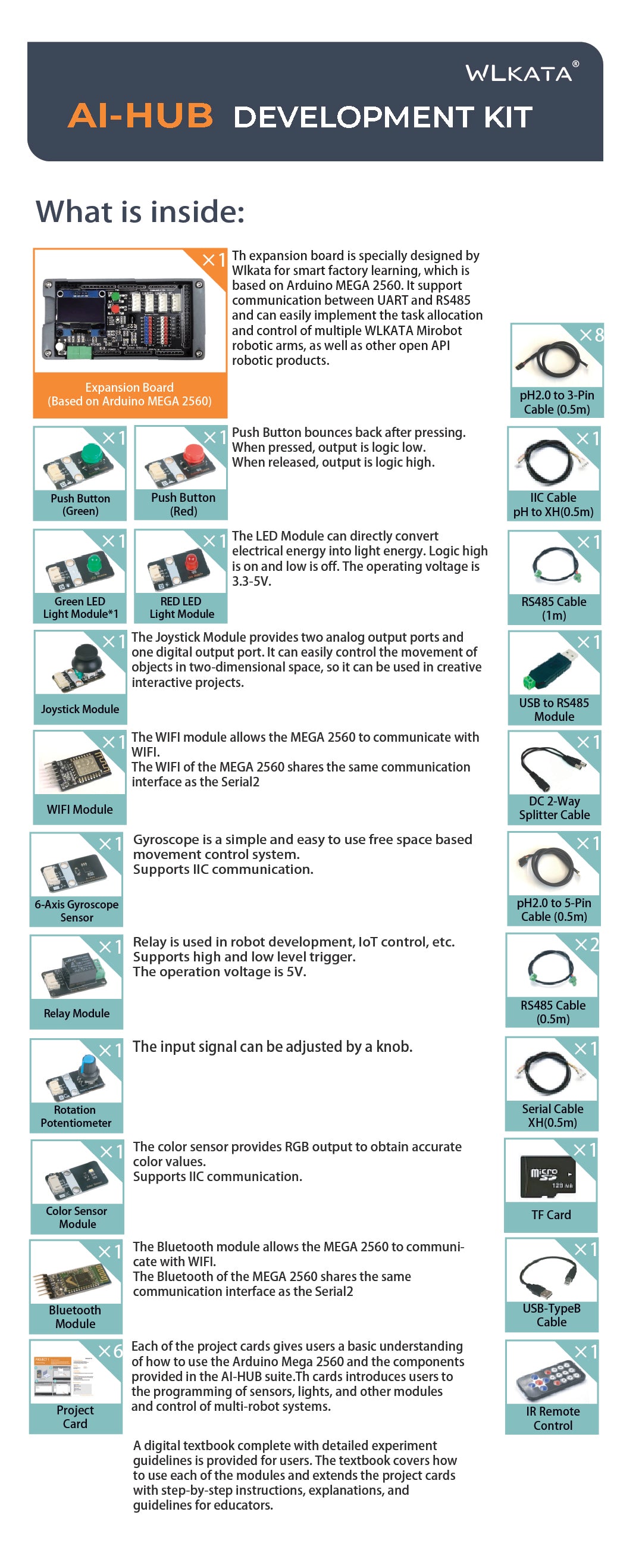 Wlkata robotics arm| desktop educational robotics solutions